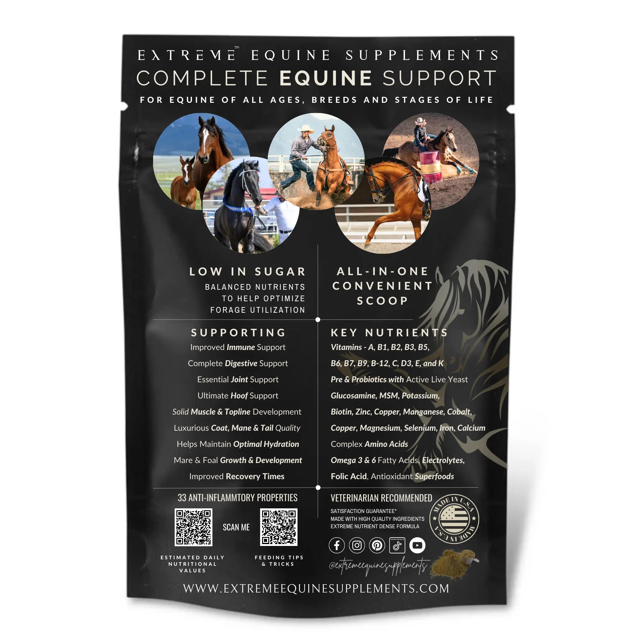 All-In-One Supplement - 7.5 lb - Single Bag – Extreme Equine Supplements